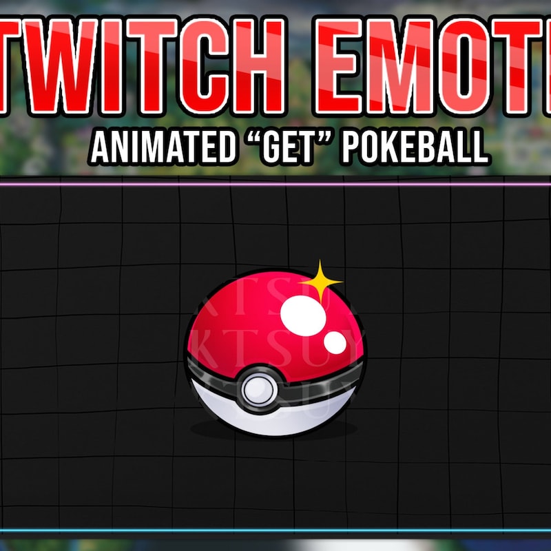 Twitch Emotes Pokeball - Etsy