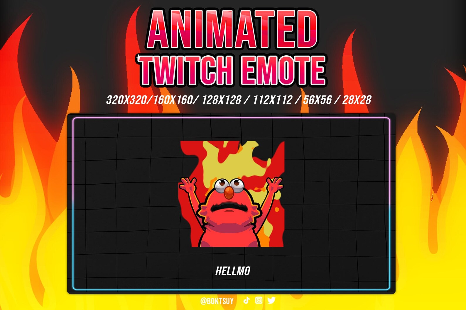 HELLMO Meme ANIMATED and Static EMOTE Twitch / Streamer / Youtube ...