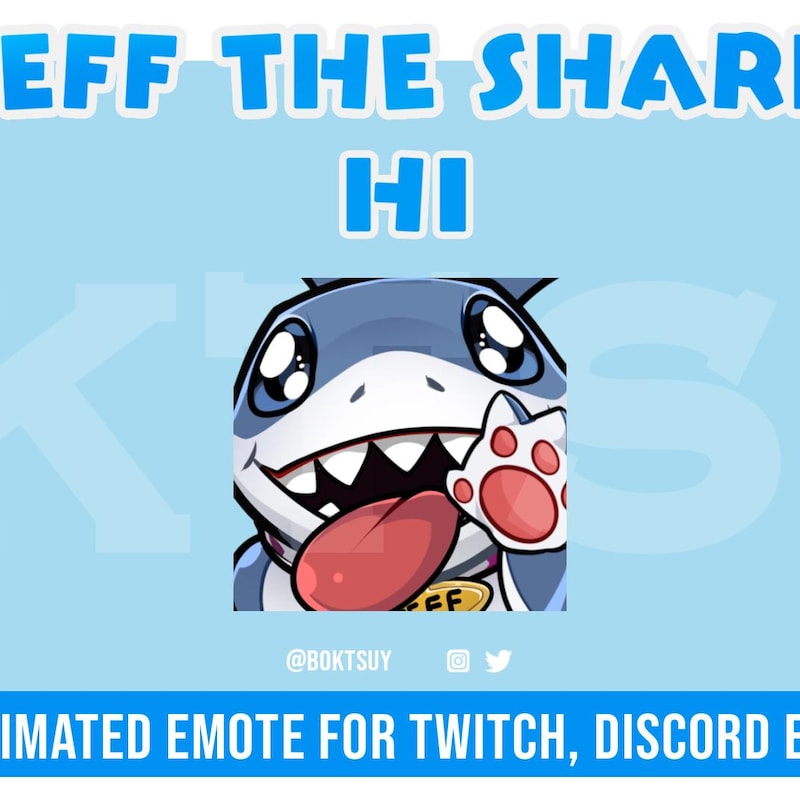 Jeff Animated Emotes Etsy