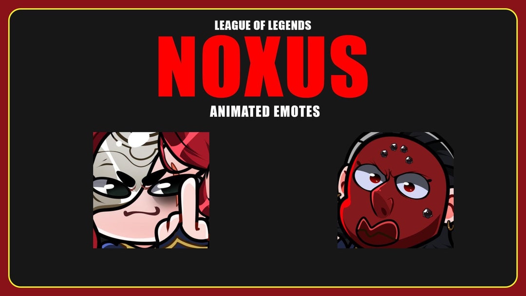 ANIMATED KATARINA and ELISE Noxus League of Legends/ Twitch / Streamer ...