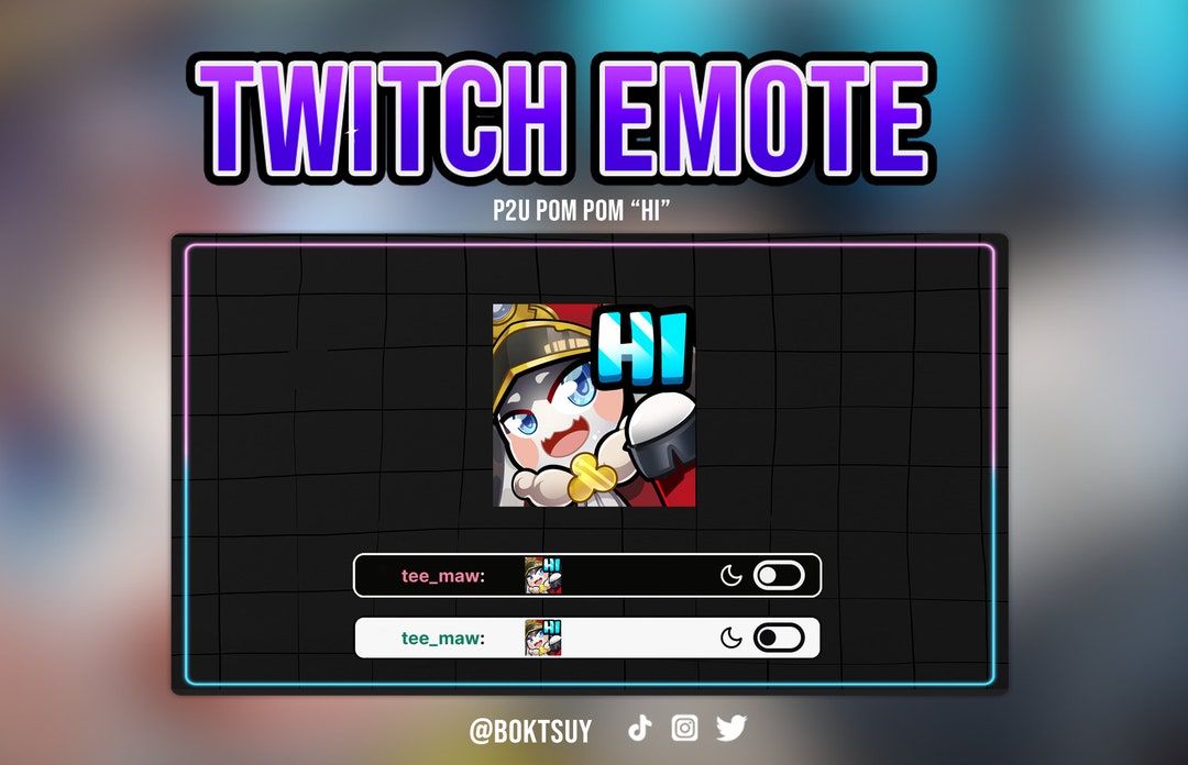 STATIC Honkai Rail Pom Pom HI Twitch / Streamer / Youtube / Discord ...