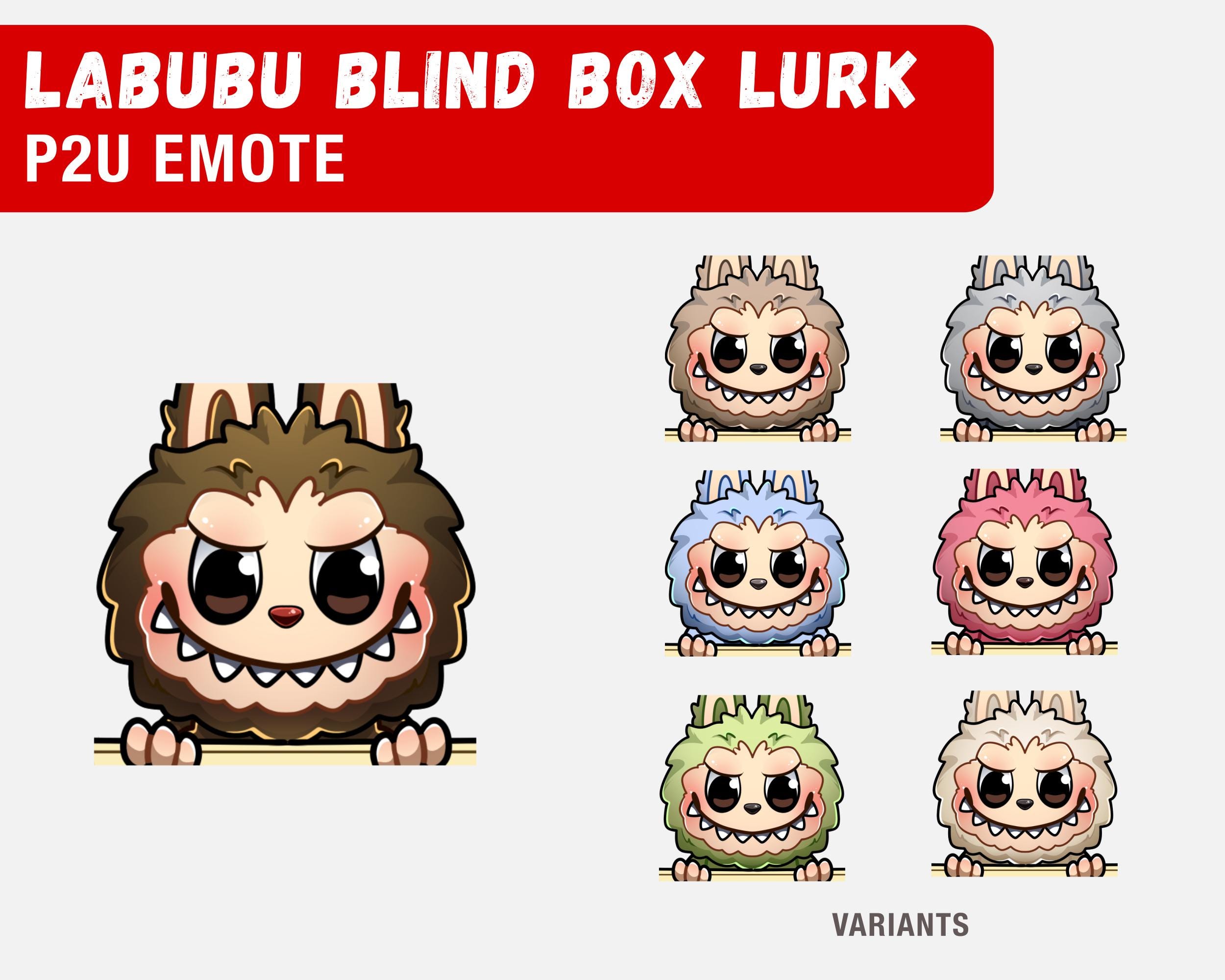 ANIMATED LABUBU BLIND Box Lurk Emote Twitch / Streamer / Youtube ...