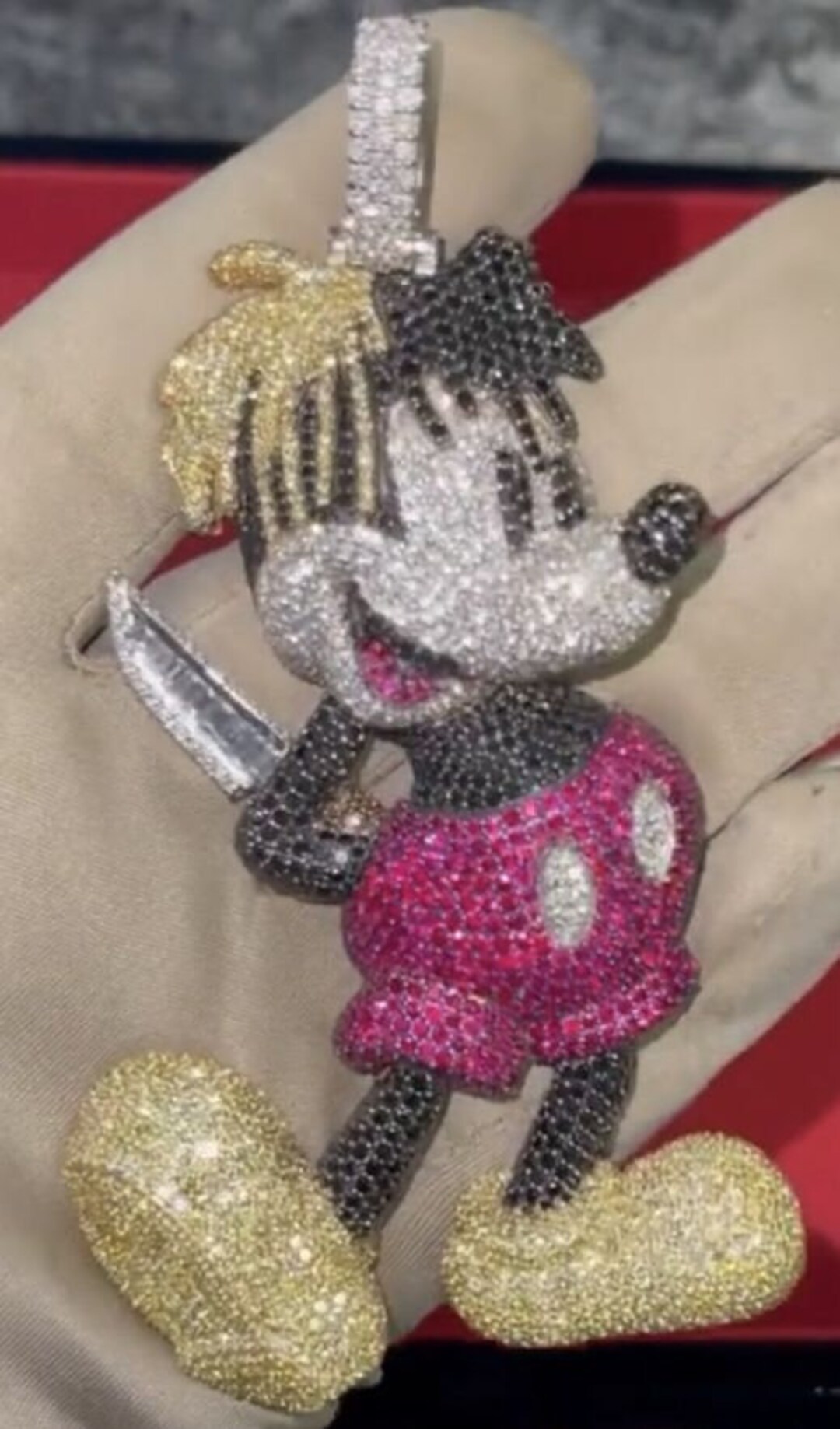 4.75 Ct Diamond Cartoon Pendant Iced Out Pendant Hip Hop Pendant Charm ...