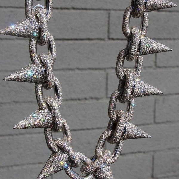 Iced Out Cross Moissanite Pendant, Jesus, Crucifix, Hip Hop Rapper ...