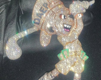 8.75 Ct Diamond Cartoon Pendant Iced Out Pendant Hip Hop - Etsy