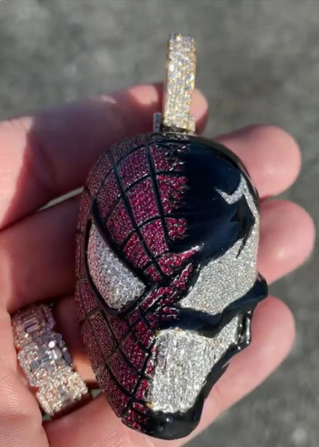 8.75 Ct Diamond Cartoon Pendant Iced Out Pendant Hip Hop Pendant Charm ...