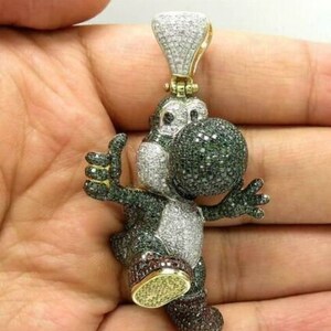 4.75 Ct Diamond Cartoon Pendant Iced Out Pendant Hip Hop Pendant Charm ...