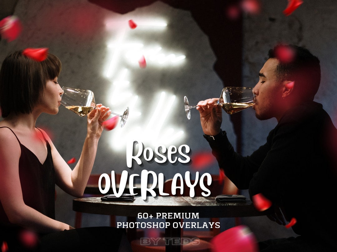 NEW 60+ Photoshop Rose Overlay, Love Overlays for Photoshop, Photoshop ...