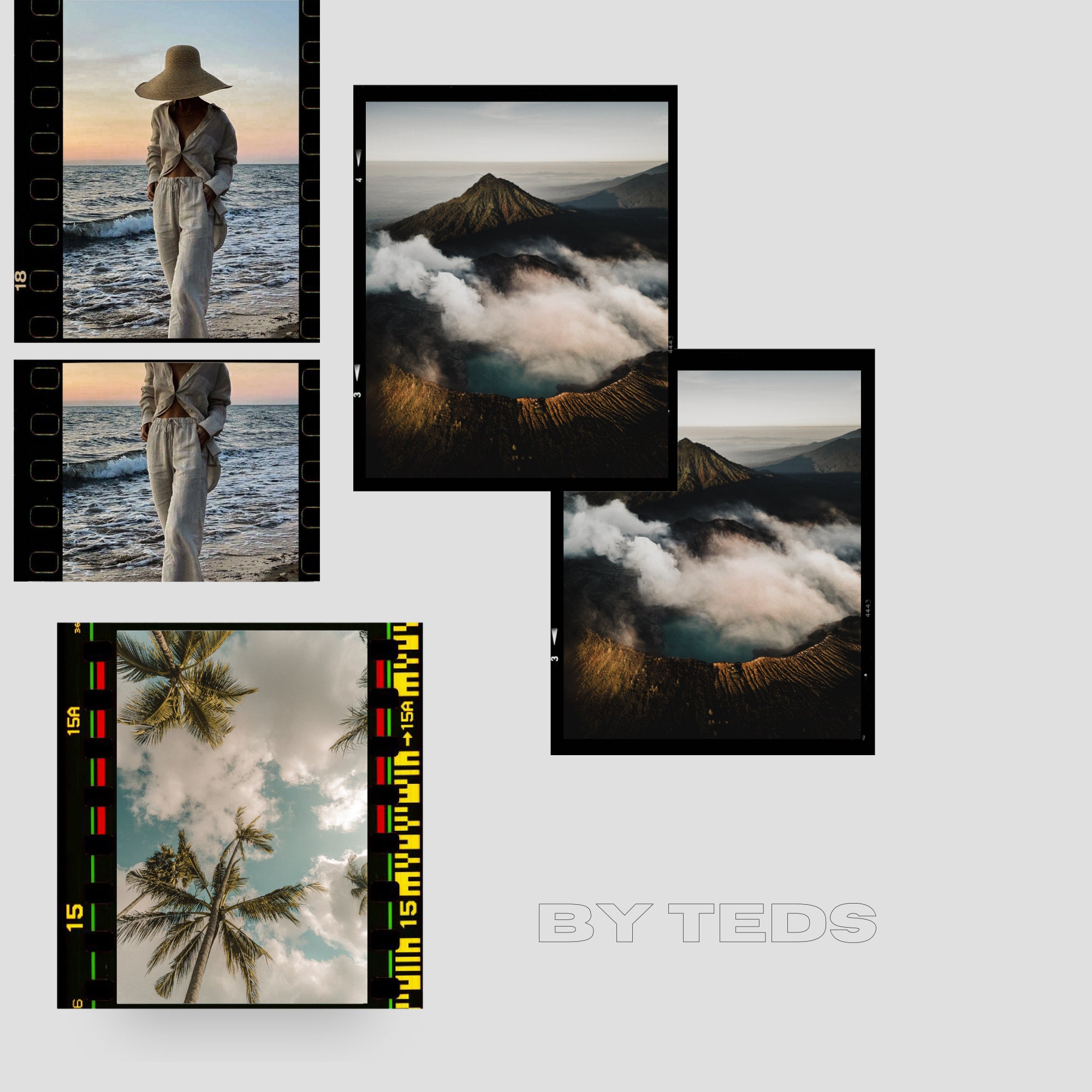 30+ FILM ANALOG Frames in PNG, Negative Film Frames Kit, Instant Film ...