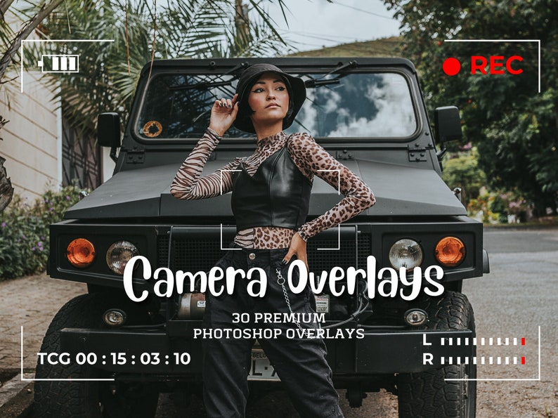 New 2023 Photoshop Camera Lens Overlays, 30 Premium Files, Cam Overlays ...