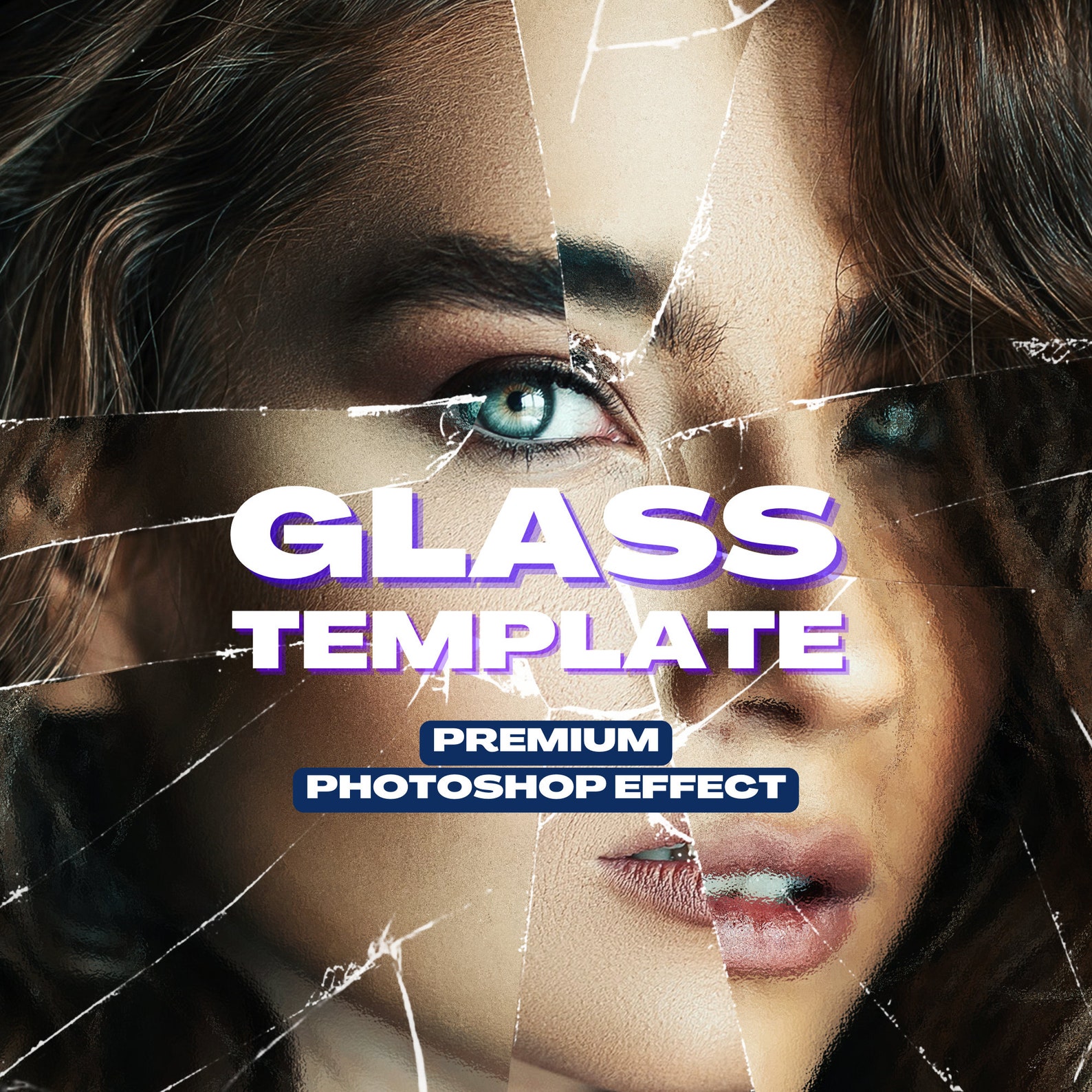 New 2023 Broken Glass Overlays, Premium Template, Glass Overlays ...