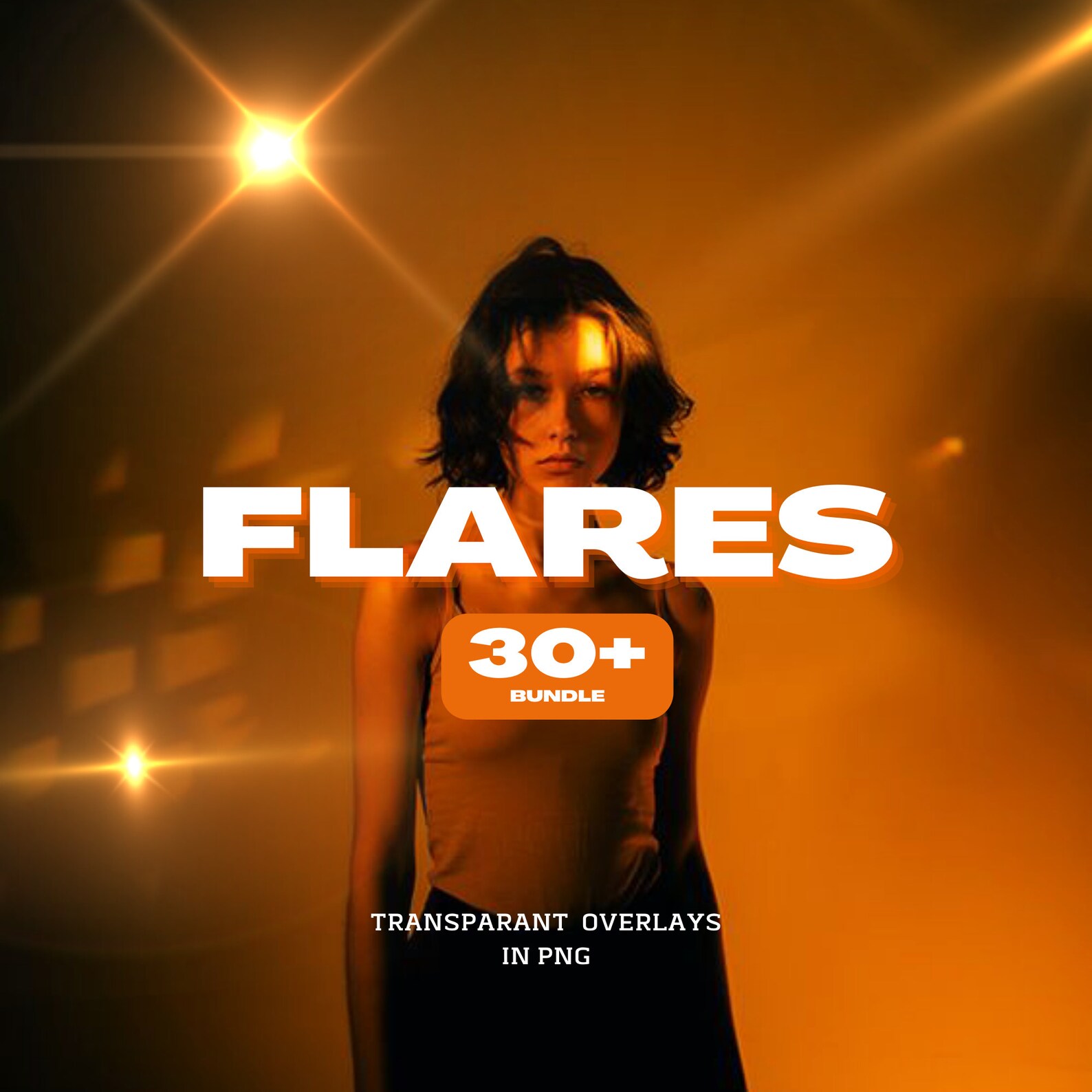 30+ Realistic Flares in Transparent PNG, Canva Png, Photoshop Overlay ...