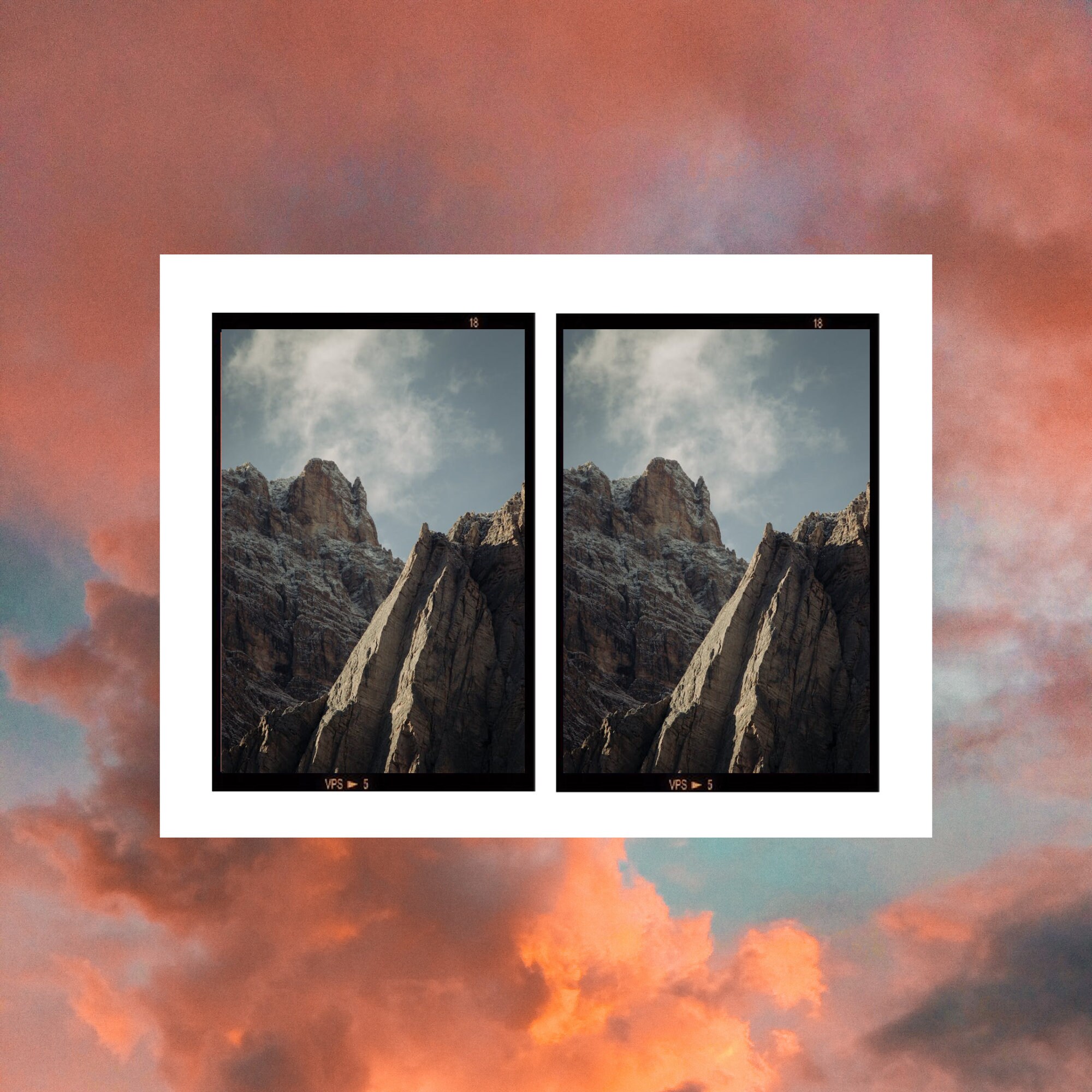 30 FILM ANALOG Frames in PNG, Negative Film Frames Kit, Instant Film ...