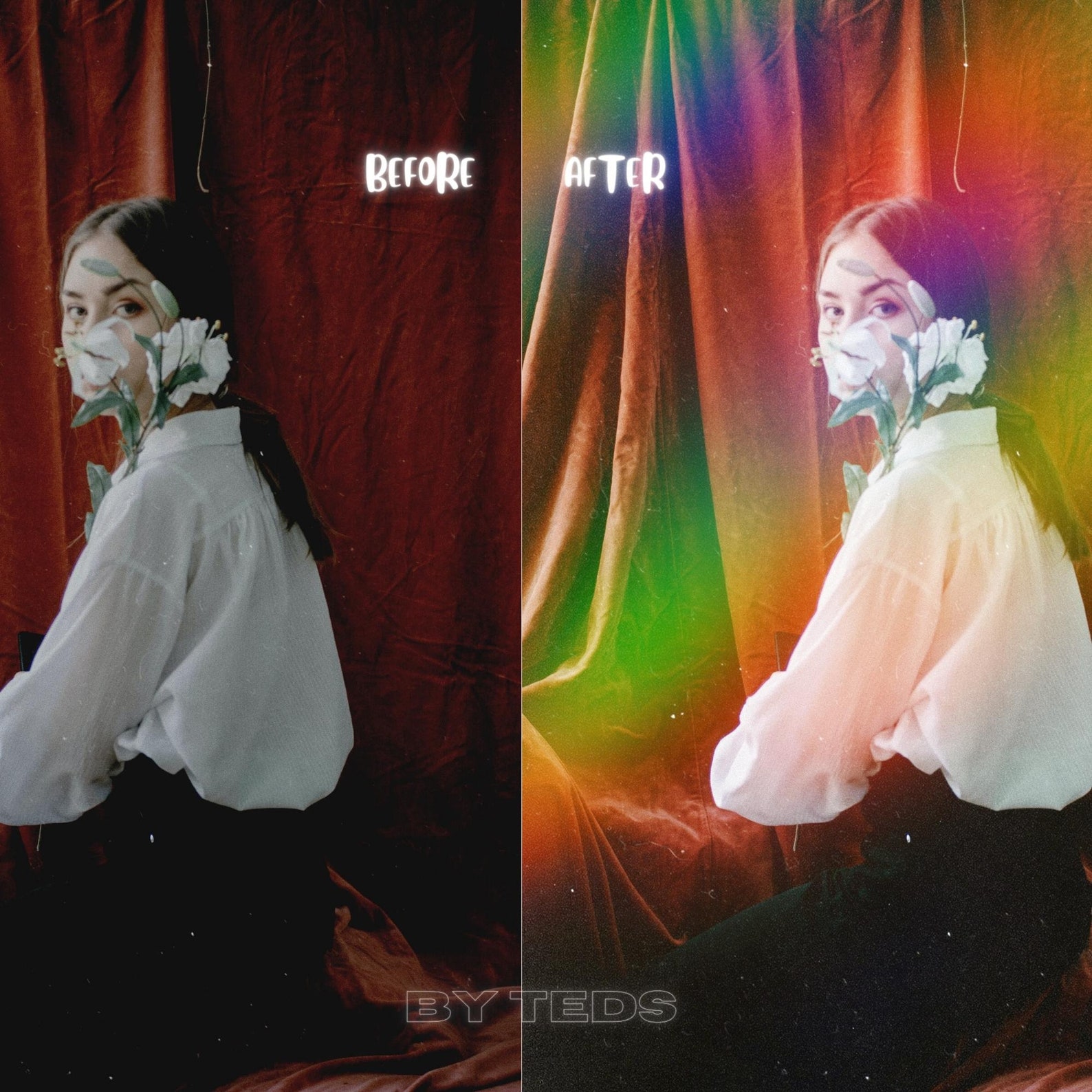 NEW 40 Vintage Light Overlay, Rainbow Overlays, Overlay Dust, Dusty ...