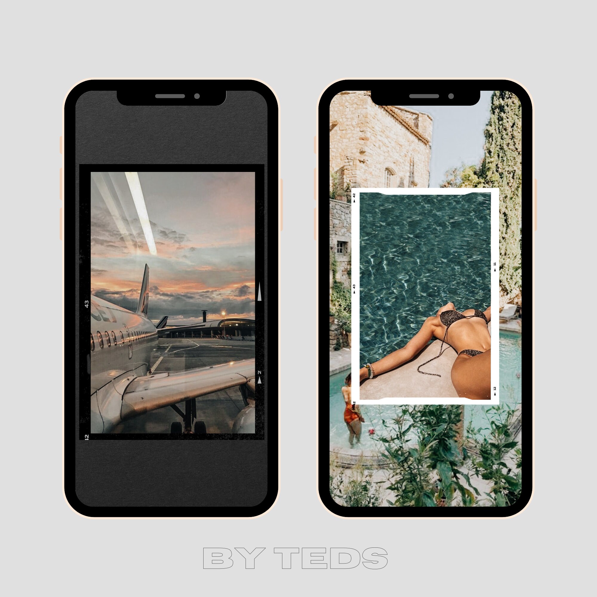 30 FILM ANALOG Frames in PNG, Negative Film Frames Kit, Instant Film ...