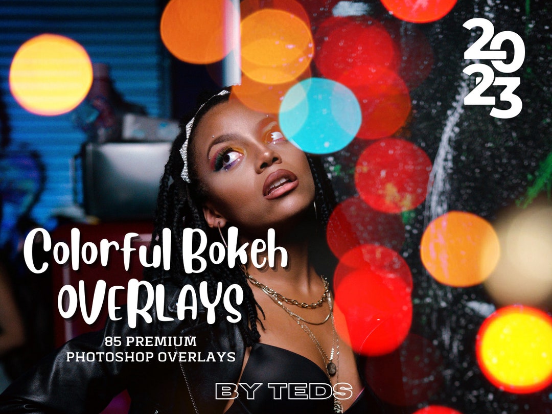 New 80 Photoshop Colorful Bokeh Overlays, 85 Premium Files, Heart ...