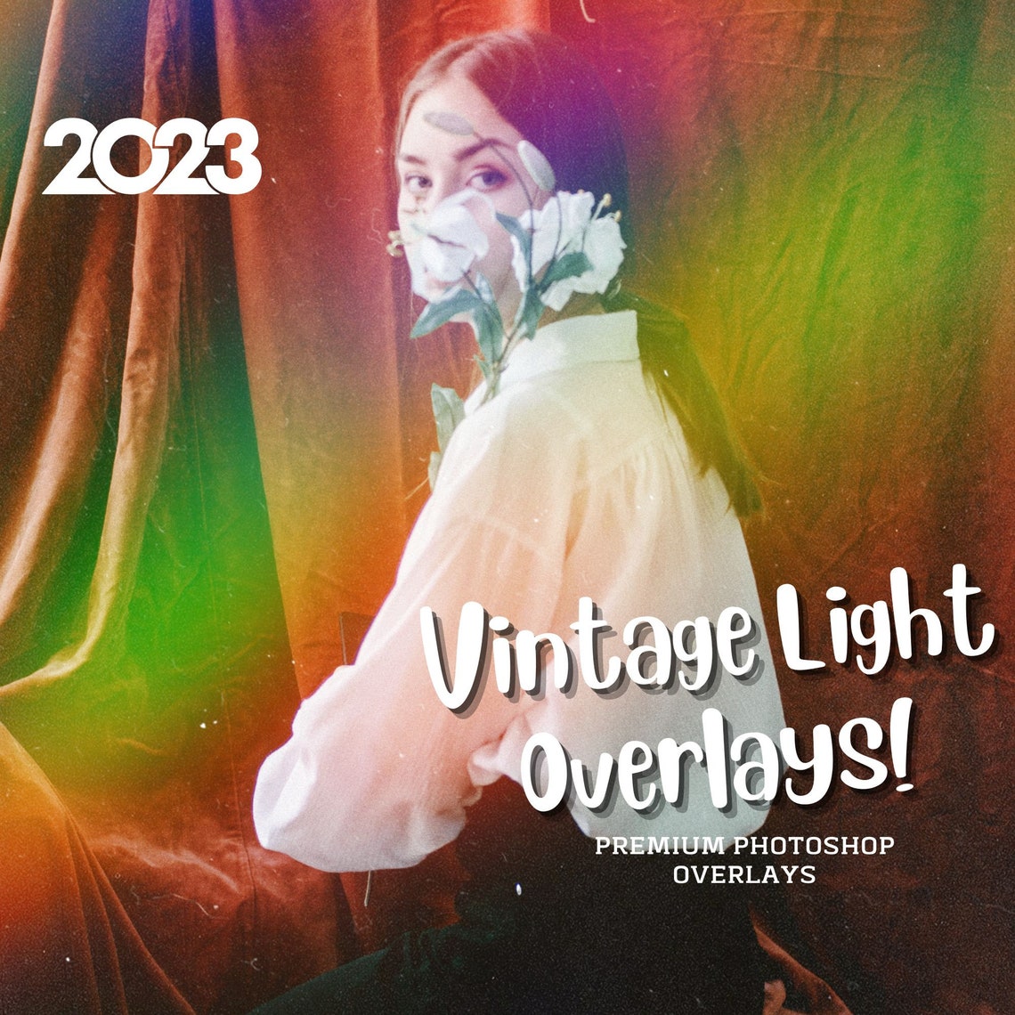 NEW 40 Vintage Light Overlay, Rainbow Overlays, Overlay Dust, Dusty ...