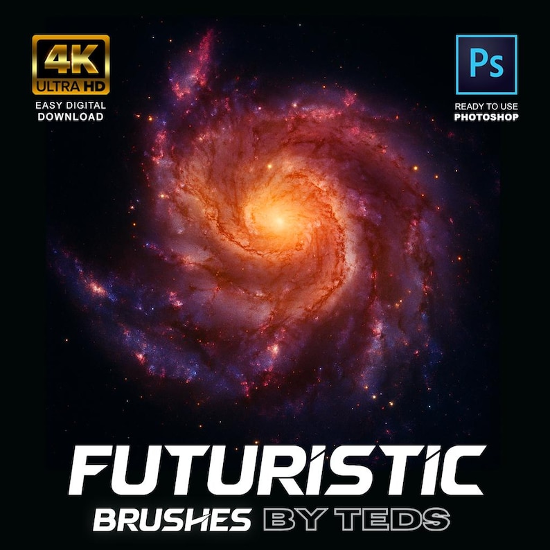 Nebula Galaxy Photoshop Brushes: Starry Sky Overlays (PSD & PNG ...