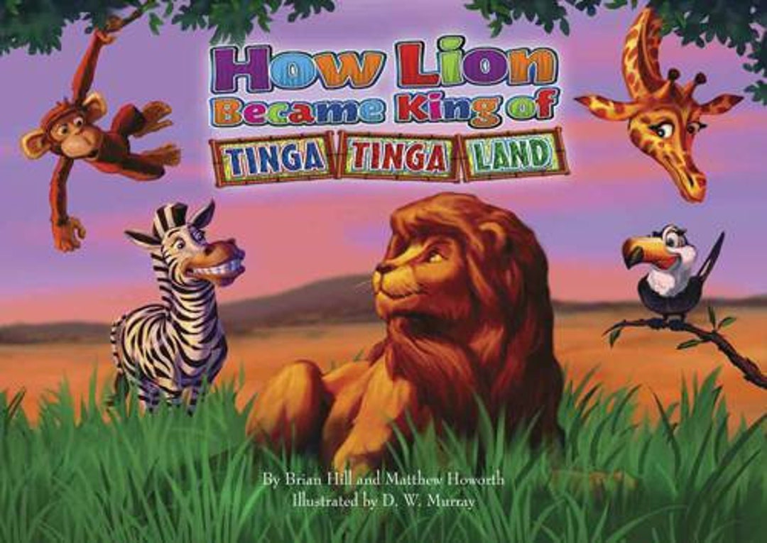 How Lion Became King of Tinga Tinga Land Children's - Etsy
