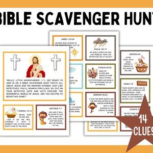 Bible Scavenger Hunt, Bible Verses, Indoor Treasure Hunt, Bible Game ...