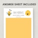 Bee Riddles, Fun Printable Party Game for Kids and Adults, Bee Theme ...