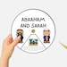 Abraham and Sarah, Printable Bible Coloring Wheel, Sunday School Craft ...