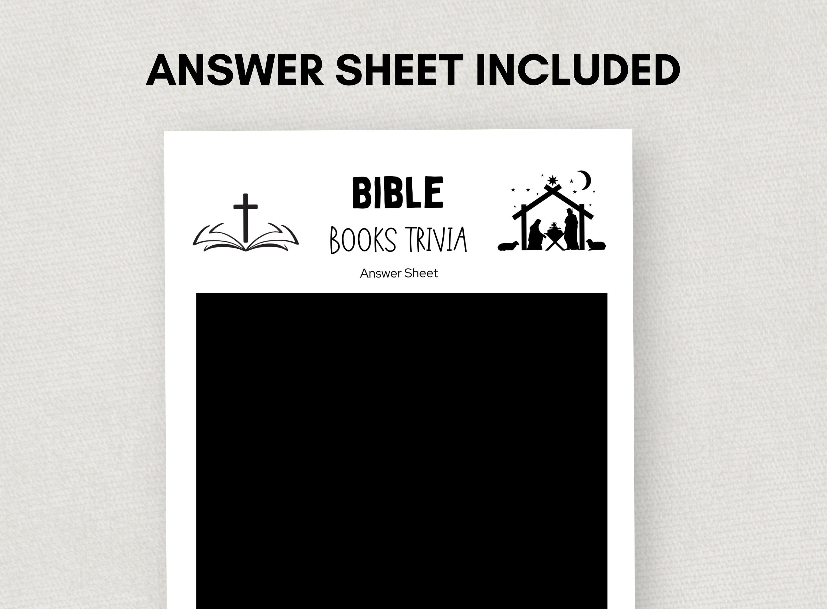 Printable Books of the Bible Trivia, Trivia Questions, Bible Games, Fun ...