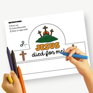 Crucifixion of Jesus, Good Friday Bible Lesson, Holy Week Printable ...