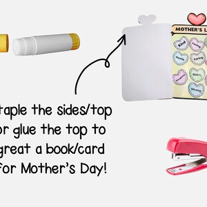 Mothers Day Bible Craft, Printable Christian Mom Gift From Kids, Easy ...