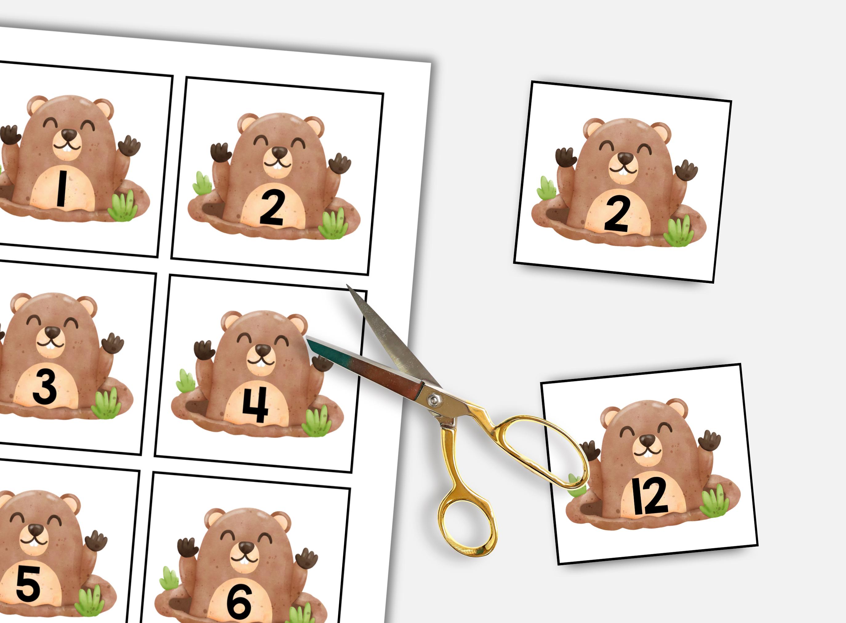 Groundhog Day, Scavenger Hunt, Fun Groundhog Game for Kids, Groundhog ...