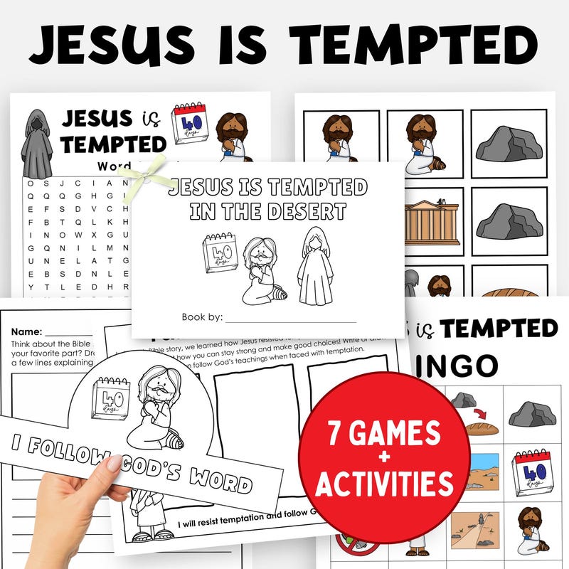 Jesus is Tempted Crafts - Etsy