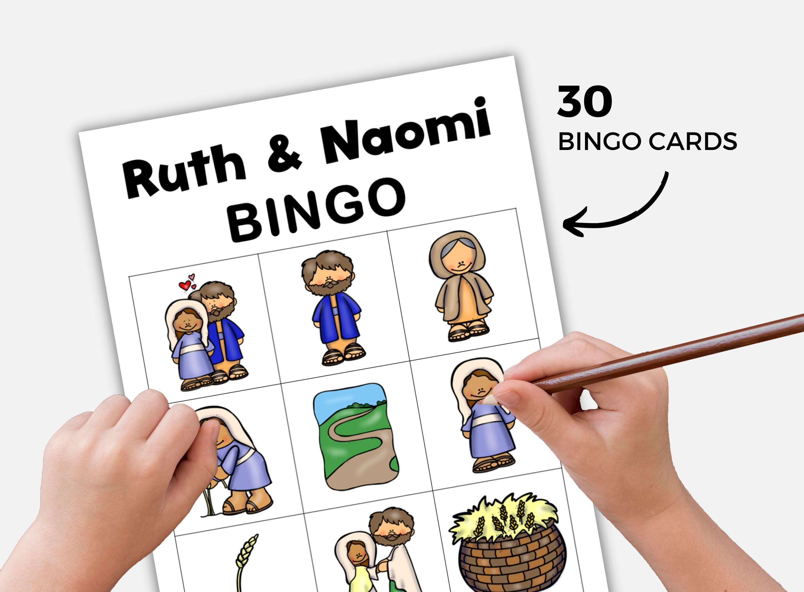 Ruth and Boaz, Ruth and Naomi Bible Lesson, VBS Activity Pack, Sunday ...