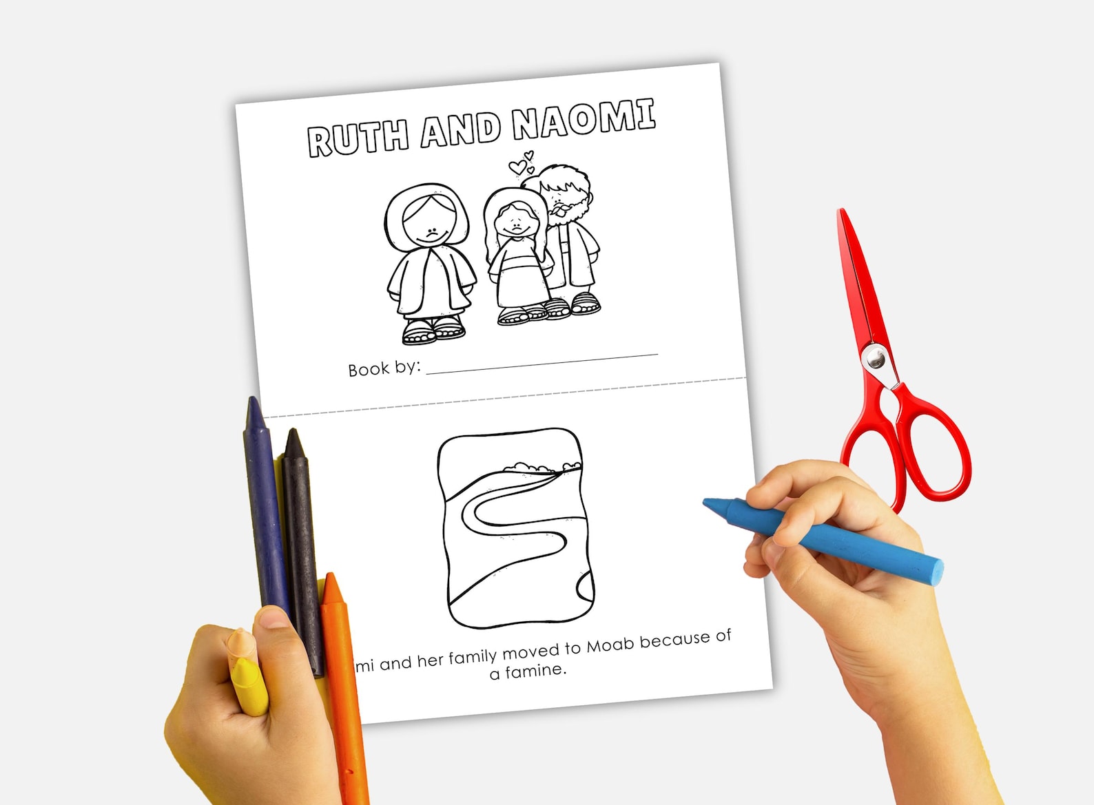 Ruth and Boaz, Ruth and Naomi Bible Lesson, VBS Activity Pack, Sunday ...