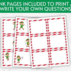Elf Scavenger Hunt, Printable Indoor Christmas Scavenger Hunt Game, Elf ...