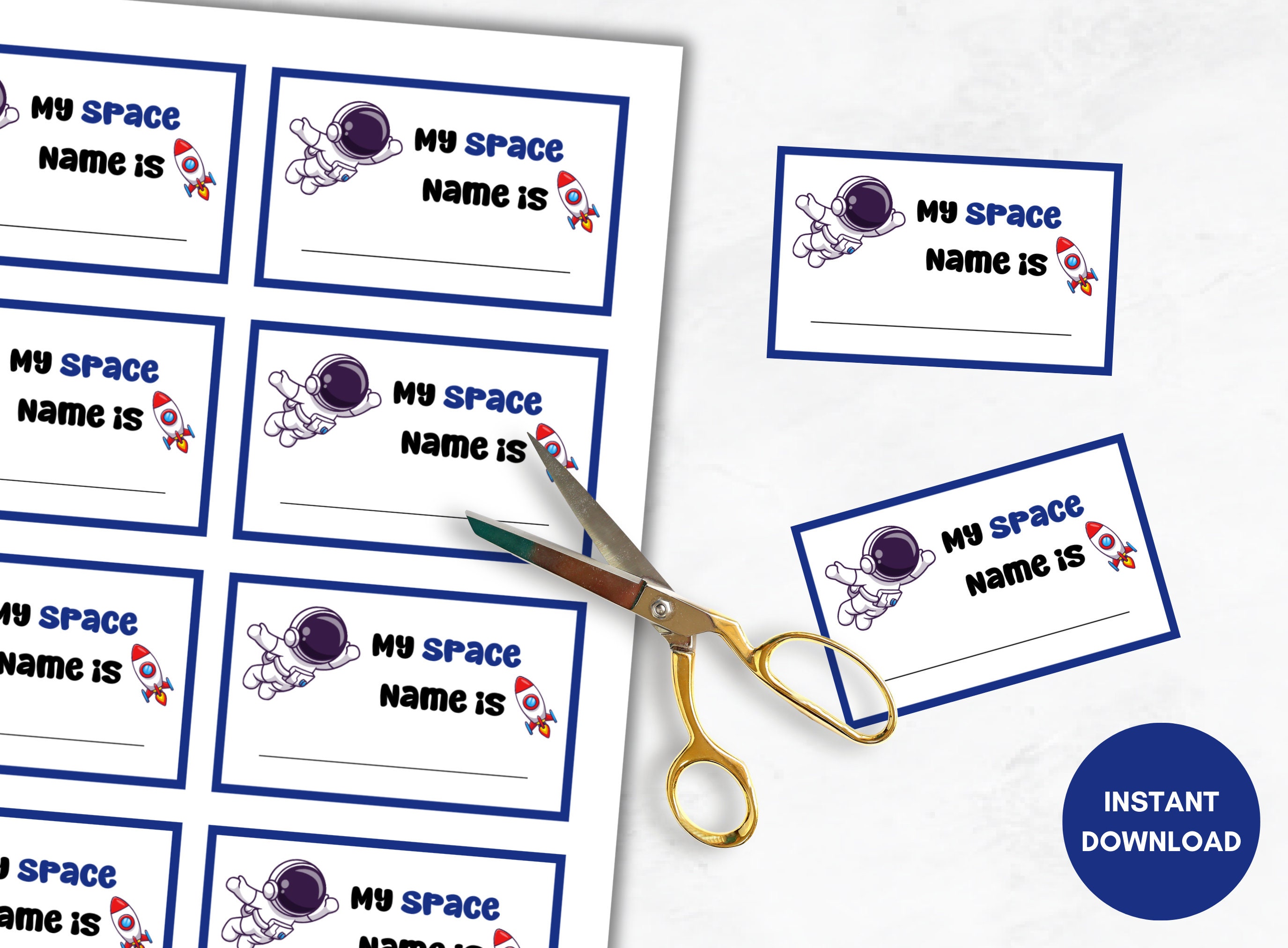 What's Your Space Name, Space Theme Birthday Party Game for Kids and ...