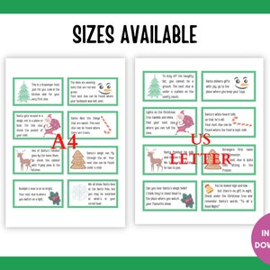 Printable Indoor Christmas Scavenger Hunt Game, Christmas Treasure Hunt ...