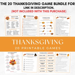Whos Most Like the Turkey, Fun Printable Thanksgiving Game, Classroom ...