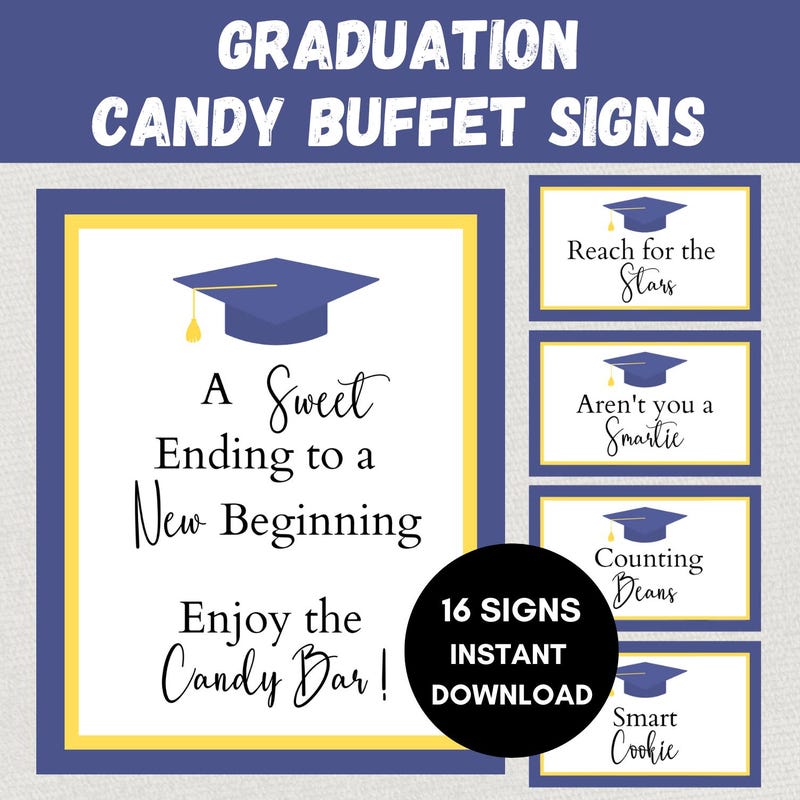 Blue and White Grad Svg - Etsy