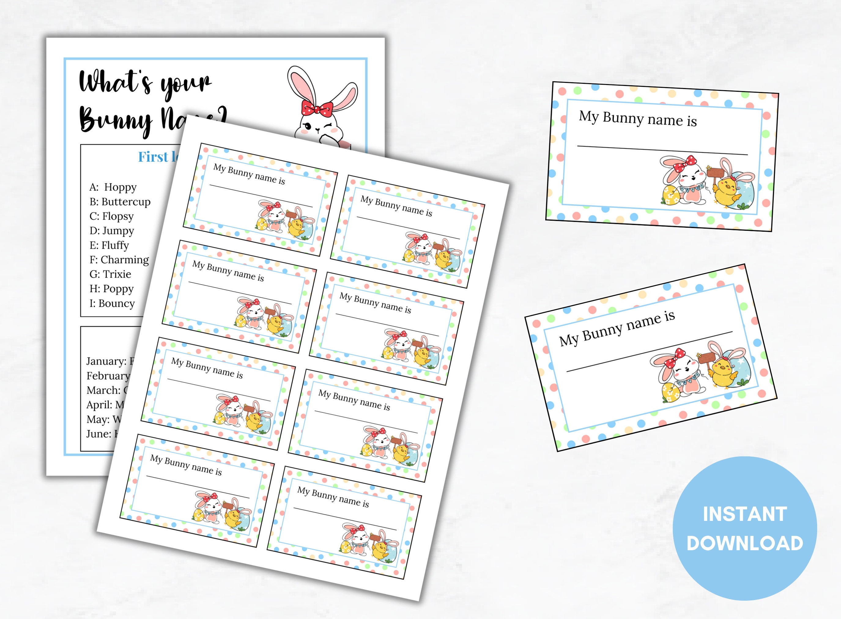 10 Printable Easter Games For Kids And Adults Easter Party Fun Family