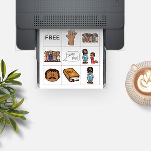 Jesus Heals 10 Men With Leprosy, Bible Story Bingo Cards, Miracles of ...