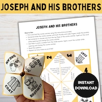 Printable Saul to Paul Cootie Catcher, Kids Bible Story Q&A Game ...