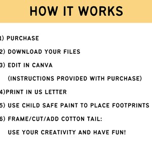 Easter Bunny Footprint Art, Hoppy Easter Craft, Baby First Easter ...