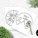 Holy Week Craft, Printable Bible Coloring Wheel, Easter Story Sunday ...