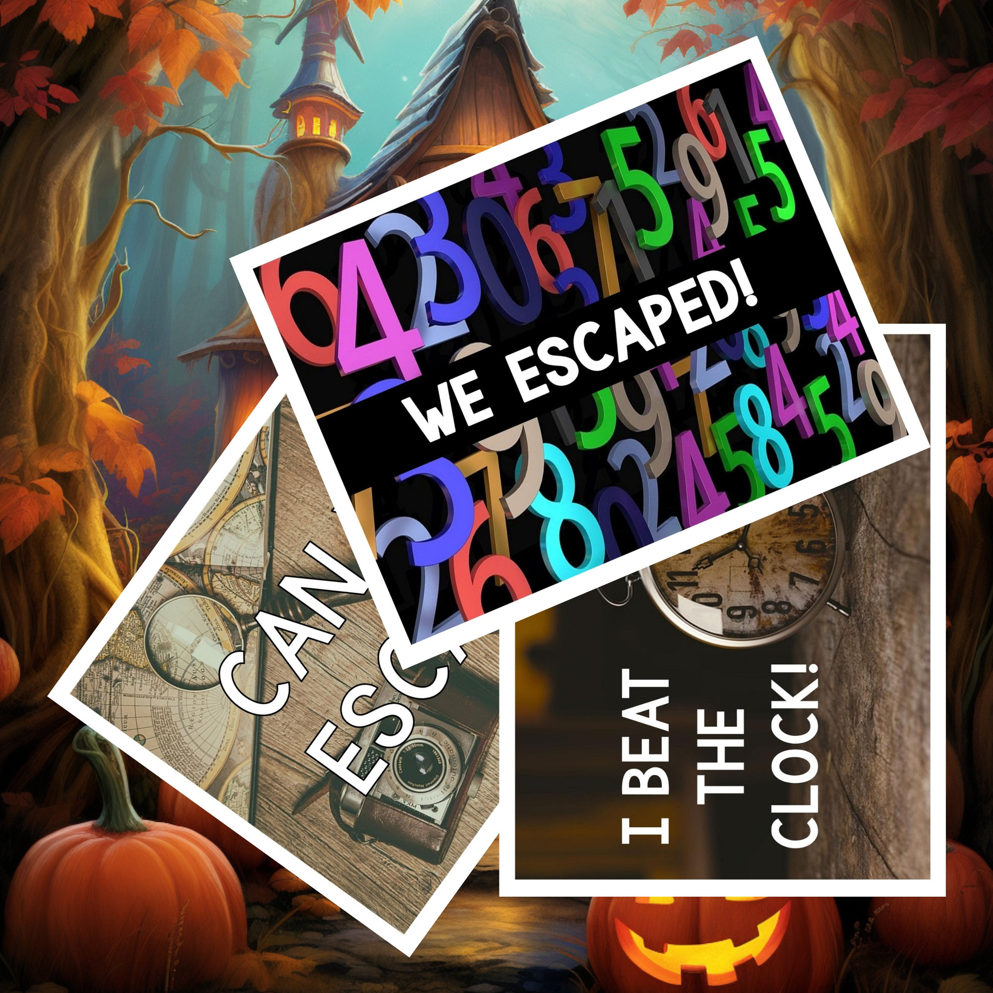 The Witch's Spell Room Escape Room, Halloween Escape Room, Printable ...