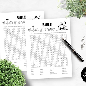 Printable Bible Word Search, Word Search Game, Fun Christian Youth ...