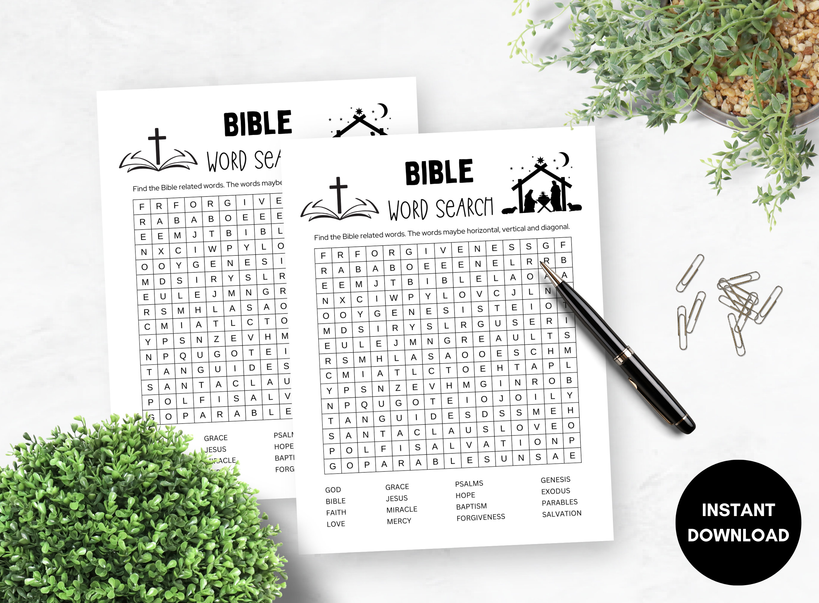 Printable Bible Word Search, Word Search Game, Fun Christian Youth ...