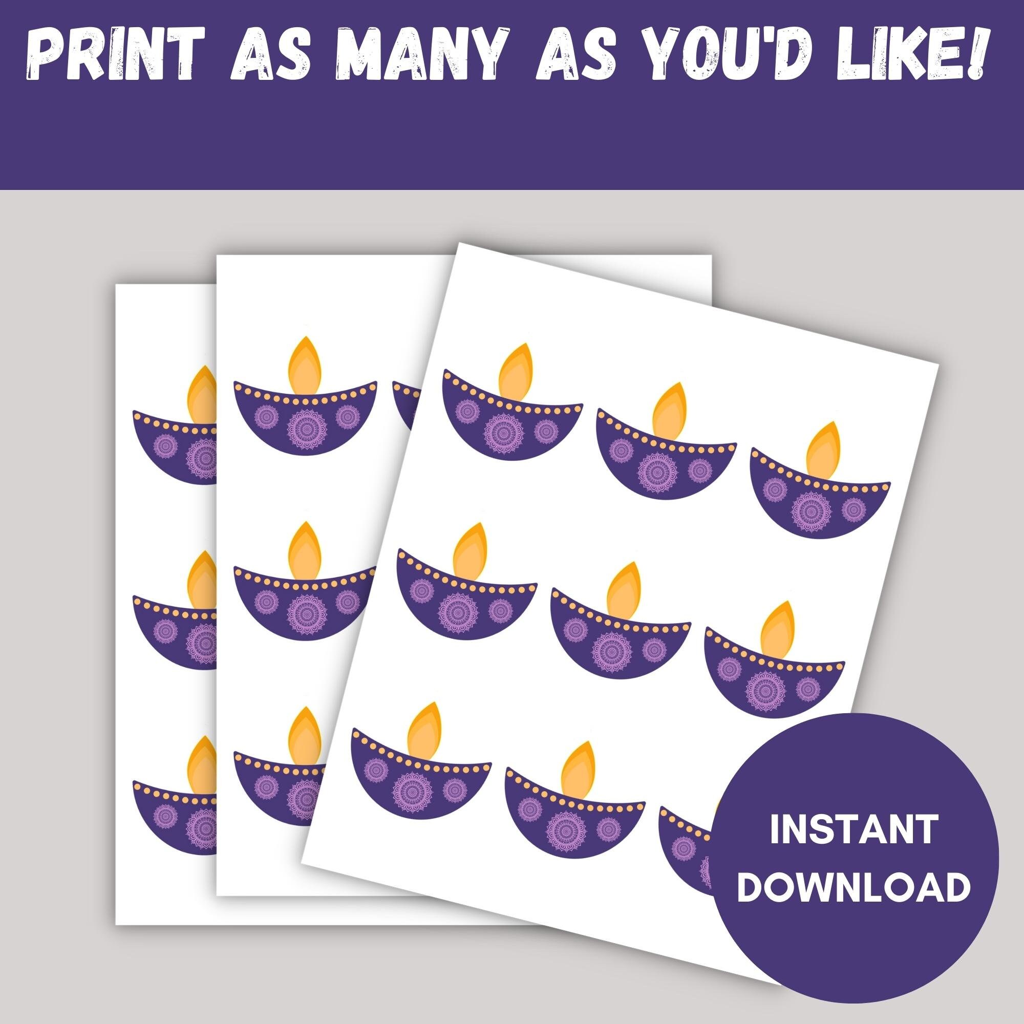 Diwali Toran Printable, Diwali Decorations, Diwali Crafts for Kids ...