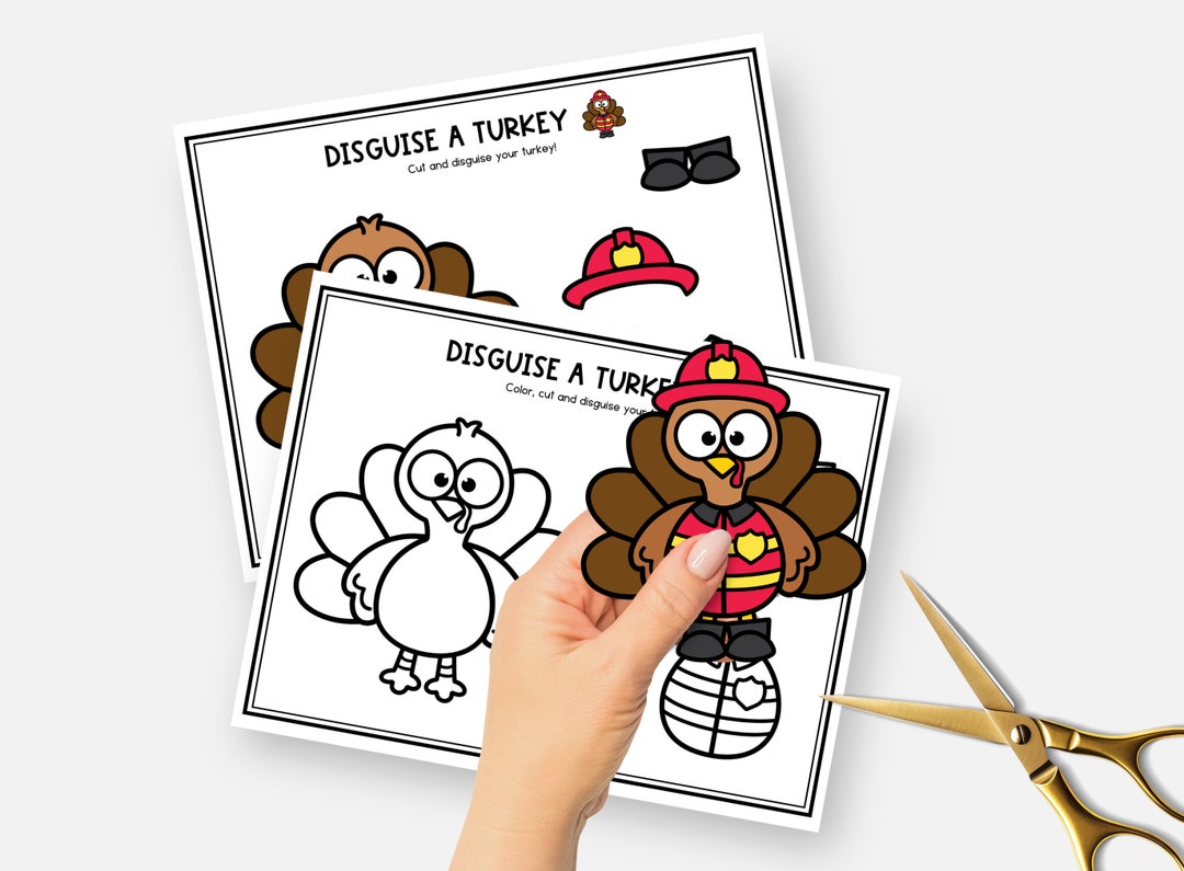 Disguise a Turkey, Firefighter Disguise, Turkey in Disguise Project ...