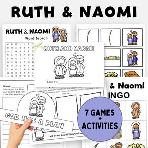 Ruth and Naomi Word Search - Etsy