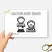 Jacob and Esau, Printable Mini Bible Book, Sunday School Craft, Kids ...